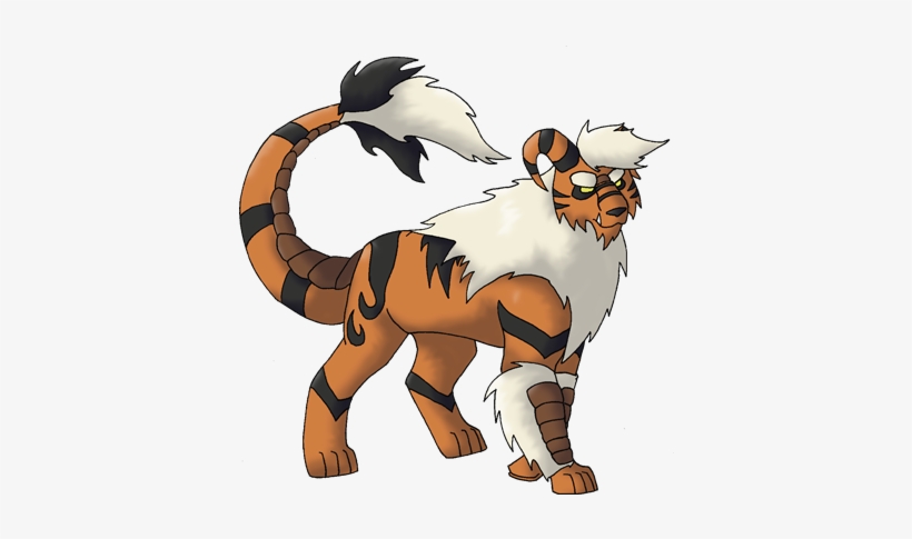 Mega Arcanine - Pokemon Arcanine Next Stage Transparent PNG - 417x420 ...