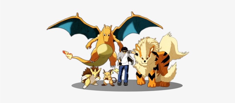 Arcanine And Houndoom