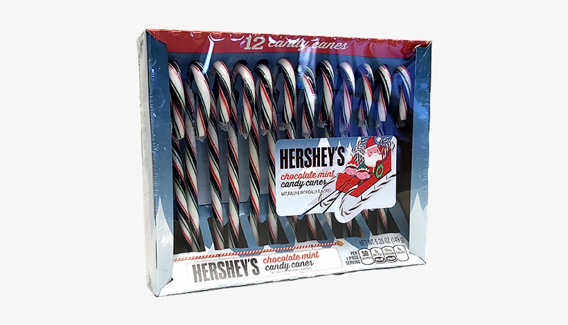 Hershey's Chocolate Mint Candy Canes - Hersheys Candy Canes, Chocolate Mint - 12 Candy Canes ...