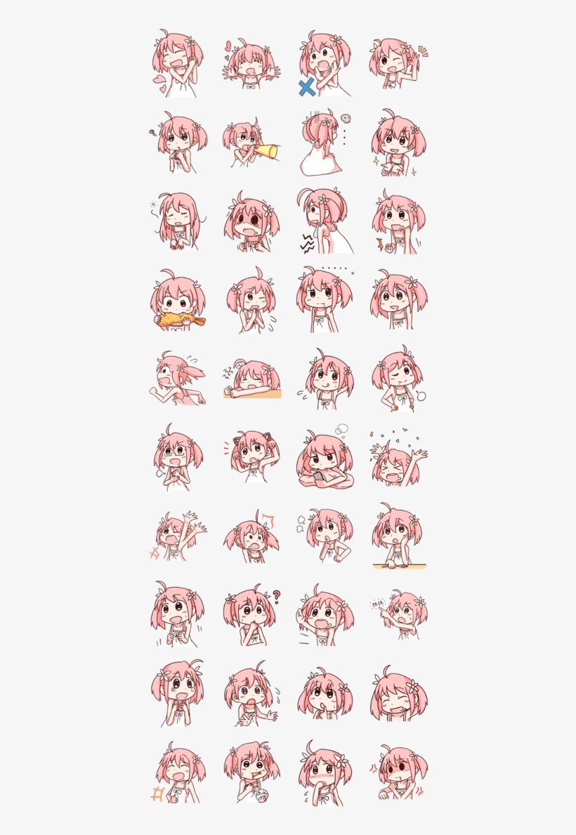 Character Of Pink That Is Drooling - Sticker Transparent PNG - 420x1121 ...