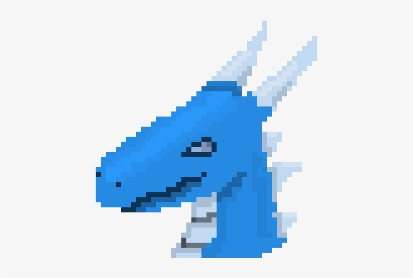 A Dragon Head - Pixel Art Transparent PNG - 630x590 - Free Download on ...