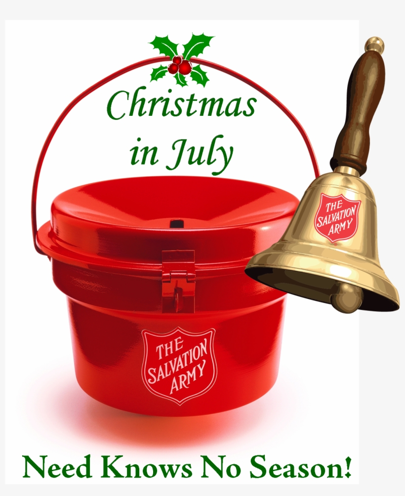 The Salvation Army Christmas In July Red Kettle Campaign - Salvation ...
