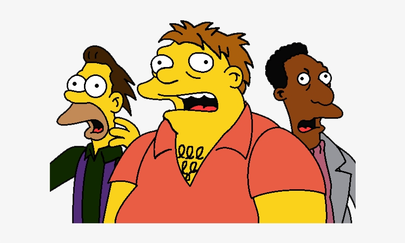 Png - Lenny Carl And Barney Transparent PNG - 619x464 - Free Download ...
