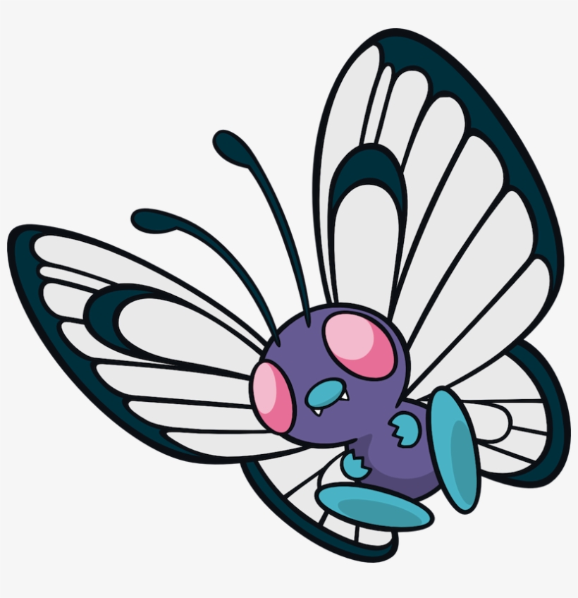 Lana's Butterfree - Pokemon Butterfree Transparent PNG - 810x768 - Free ...