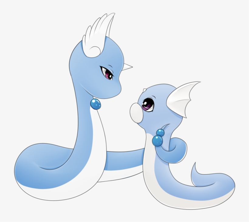 Dragonair And By Deerrobin On Deviantart - Dratini Transparent PNG ...
