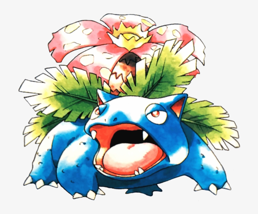 #venusaur Artwork For #pokemonblue By Ken Sugimori - Base Set Booster ...
