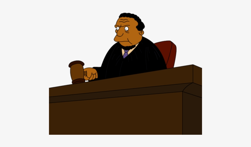 Judge Roy Snyder - Judge Simpsons Transparent PNG - 500x500 - Free ...