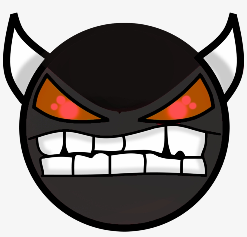 Geometry Dash Demon Blue Face