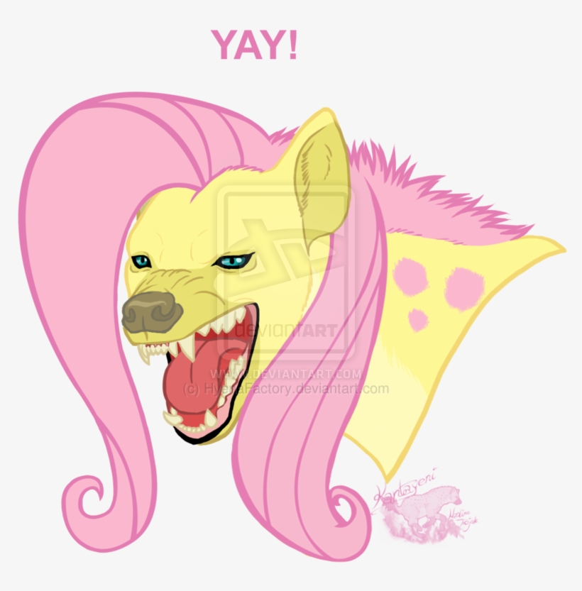 Hyenafactory, Fluttershy, Hyena, Safe, Solo, Species - My Little Pony ...