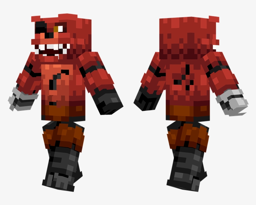 Download Foxy - Fnaf 1 Foxy Minecraft Skin - HD Transparent PNG ...