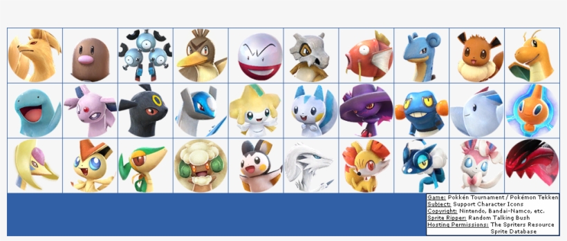 Download Click For Full Sized Image Support Character Icons - Pokken ...