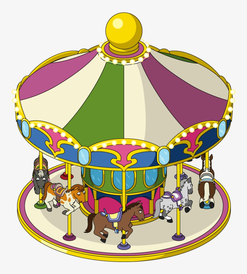 Carousel Cartoon Transparent Background Transparent PNG - 1004x923 ...