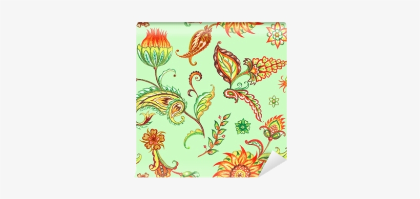 Seamless Paisley Pattern - Paisley Transparent PNG - 400x400 - Free ...