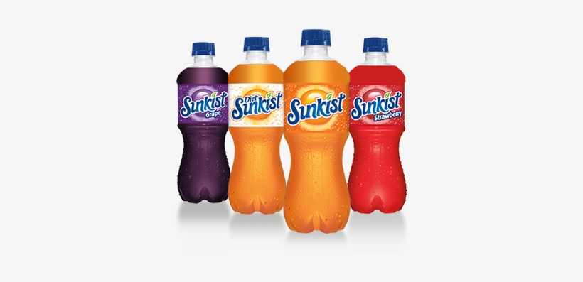 Sunkist Soda - Sunkist Grape Soda, 20 Fl Oz Bottle Transparent PNG ...