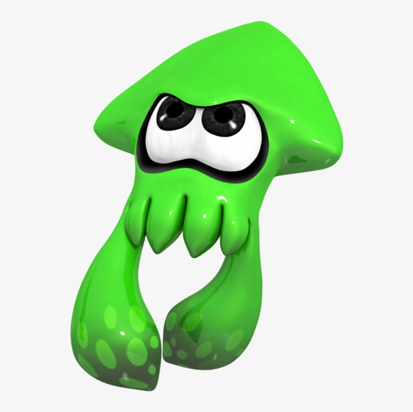 Splatoon Squid Png - Splatoon 2 Squid And Octopus Transparent PNG ...