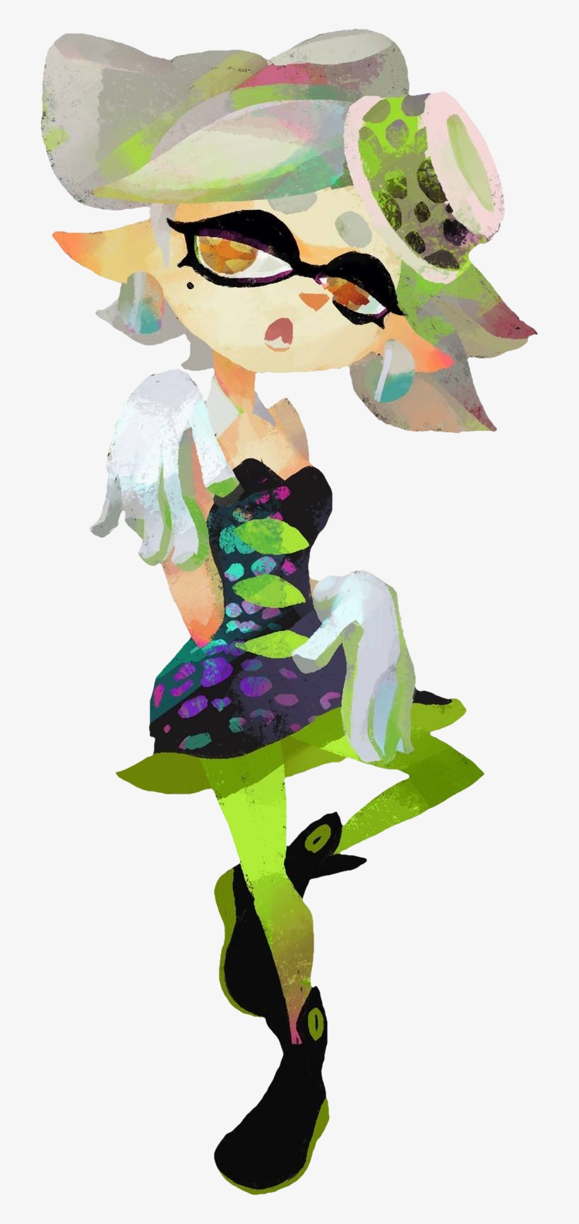 Squid Transparent Png - Splatoon Marie Official Art Transparent PNG ...