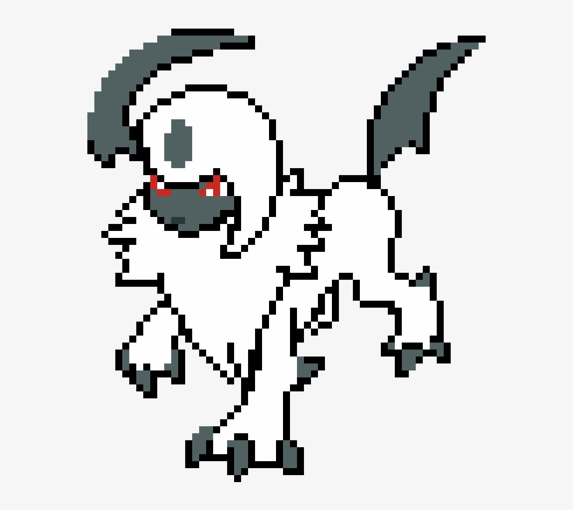 Absol - Absol Pixel Art Transparent PNG - 690x720 - Free Download on ...