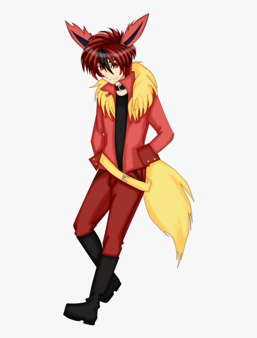 Flareon Human Boy - Flareon As A Human Transparent PNG - 762x1048 ...