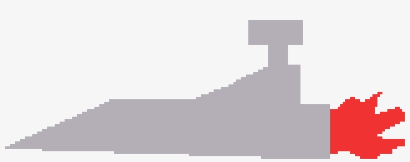Star Destroyer - Star Destroyer Pixel Art Transparent PNG - 1680x710 ...