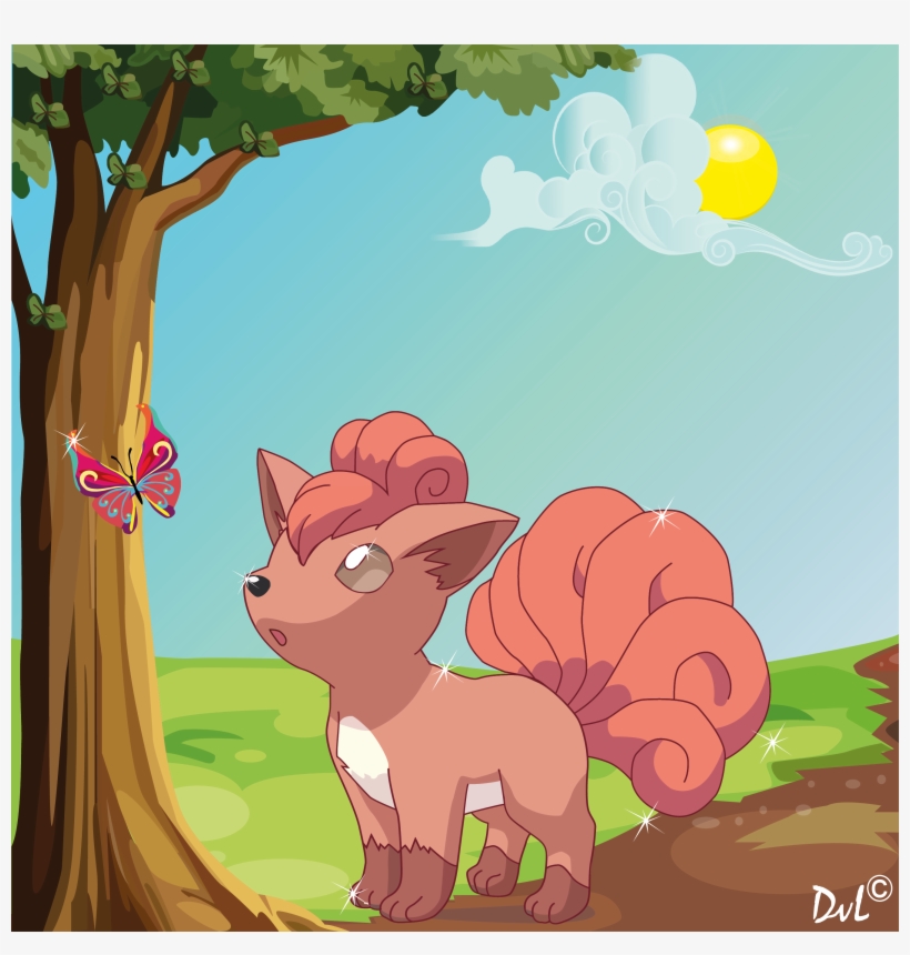 Pokémon - Vulpix - Type - Fire - Pokemon Vulpix Transparent PNG ...
