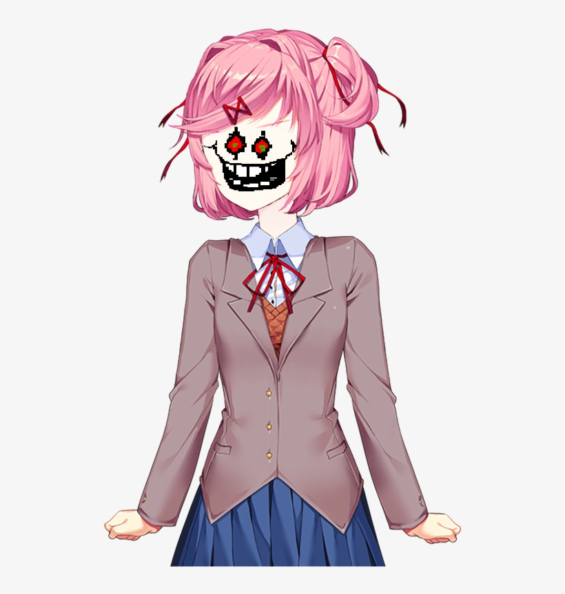 Flowey Natsuki - Ddlc Natsuki Gif Transparent PNG - 960x960 - Free ...