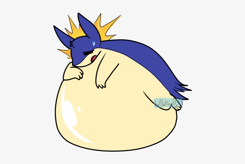 157 Typhlosion By Inflationdex-d8fury6 - Pokemon Quilava Belly ...