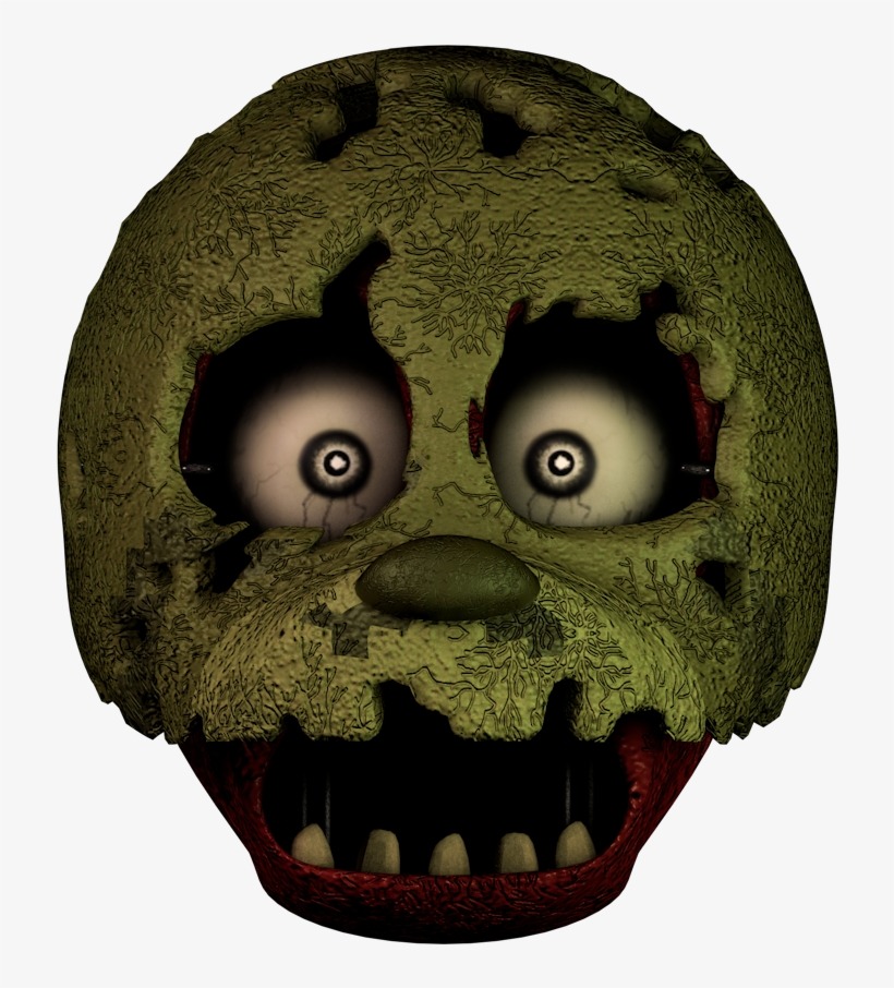 Modelstylized Springtrap - Skull Transparent PNG - 1920x1200 - Free ...
