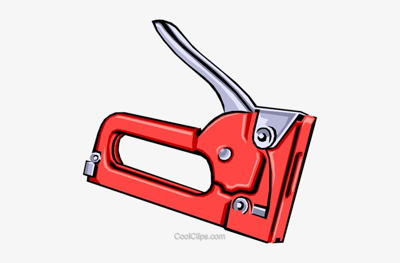 Download Staple Gun Royalty Free Vector Clip Art Illustration - Staple ...