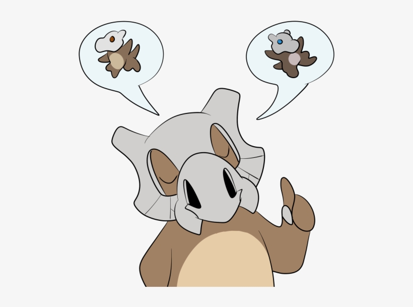 A Cubone From Kanto And A Cubone From Alola Fell In - Cartoon ...