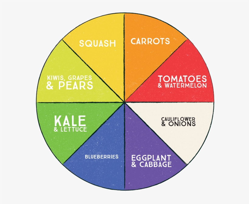 Vegetable Color Wheel - Colors Of Taste Transparent PNG - 600x600 ...