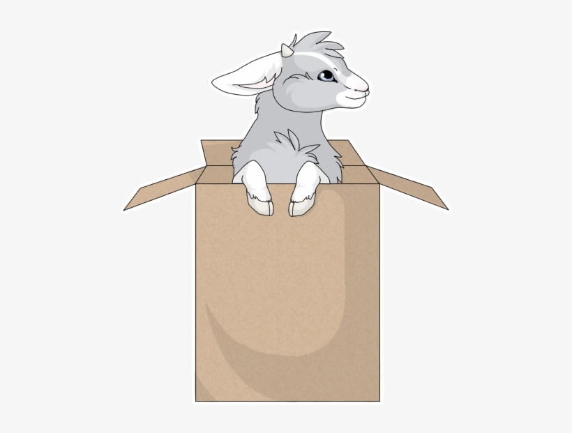 Goat In A Box Transparent PNG - 476x541 - Free Download on NicePNG