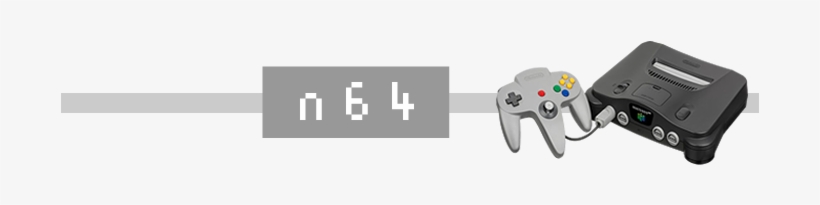 N64 Banner - Nintendo 64 Console Door Replacement (black) Nintendo ...