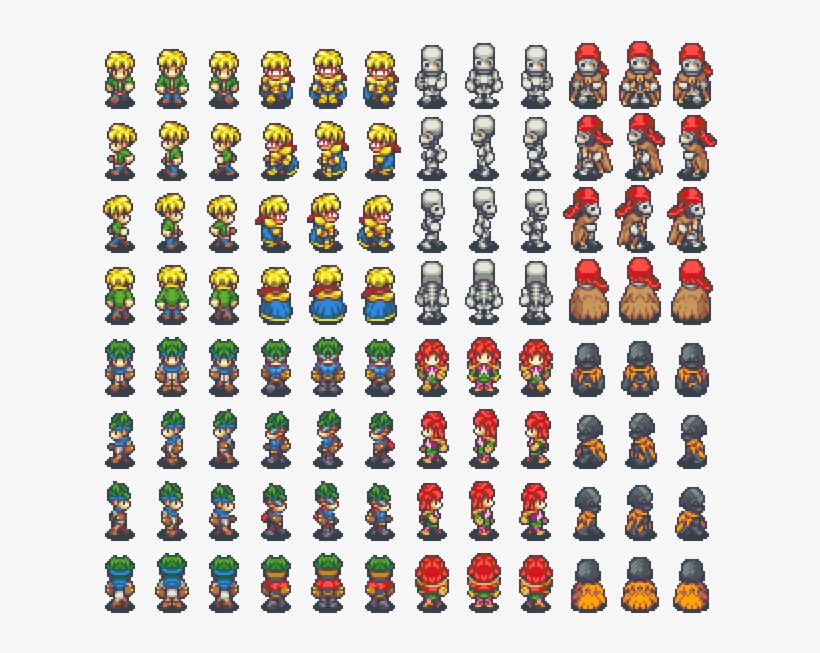 Female Rpg Maker Mv Sprite Template