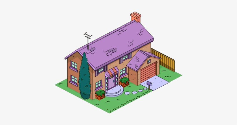 Flanders House Tapped Out - Simpsons Flanders House Transparent PNG ...