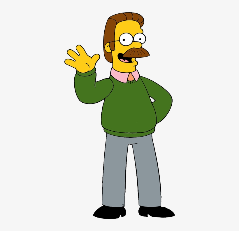 Ned Flanders - Simpson Ned Flanders Transparent PNG - 386x721 - Free ...
