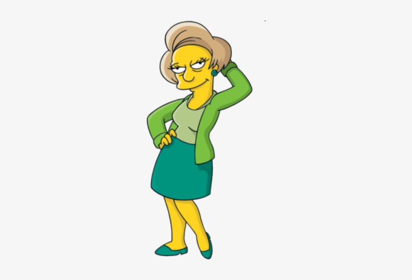 Edna Krabappel - Simpsons Edna Krabappel Transparent PNG - 300x483 ...