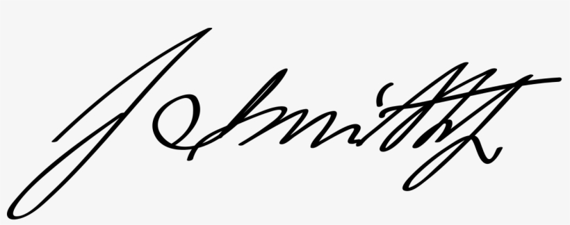 Joseph Smith Jr Signature - Signature Of Joseph Smith Transparent PNG ...