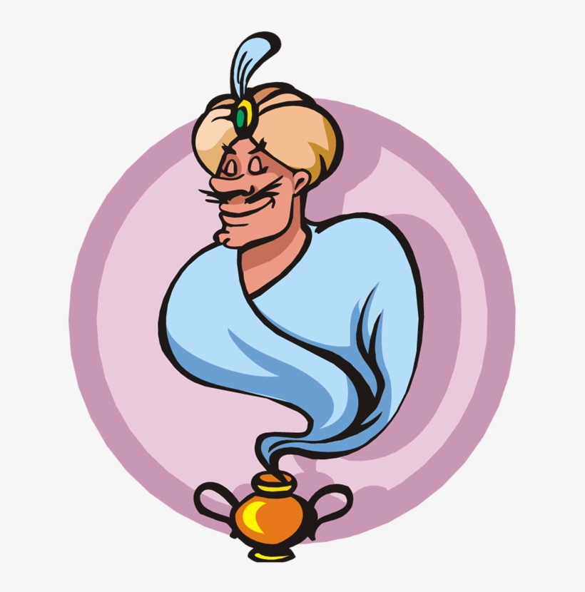 Genie - Man Genie In A Bottle Transparent PNG - 627x750 - Free Download on NicePNG