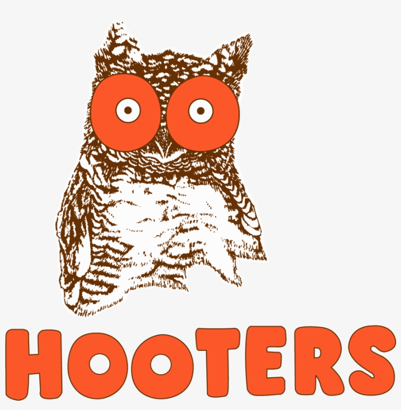 Hootersowl And Text Hooters - New Hooters Logo Transparent PNG ...