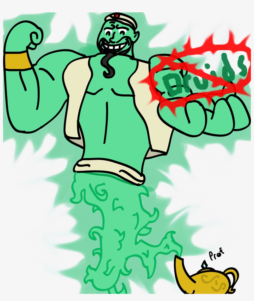 Inktober Ghirro The Genie Png Dnd Water Genie - Water Transparent PNG ...