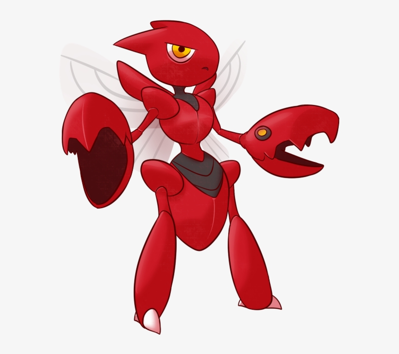 Scizor By Glitchedbat - Deviantart Transparent PNG - 579x648 - Free ...