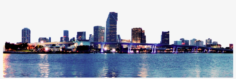 Miami - Skyline Transparent PNG - 1100x480 - Free Download on NicePNG
