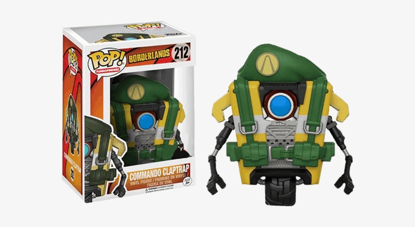 Claptrap Funko Pop Transparent PNG - 600x600 - Free Download on NicePNG