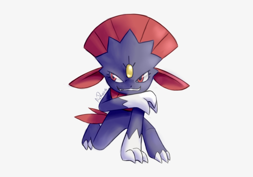 Weavile By Axlrosie-d4894yf - Weavile Clear Background Transparent PNG ...
