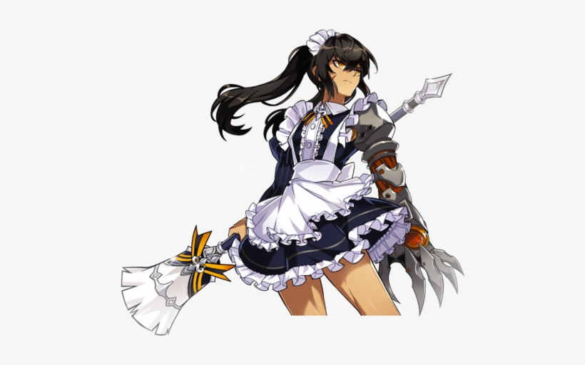 Ravenaprilfool2017 - Elsword Maid Costume Transparent PNG - 500x438 ...