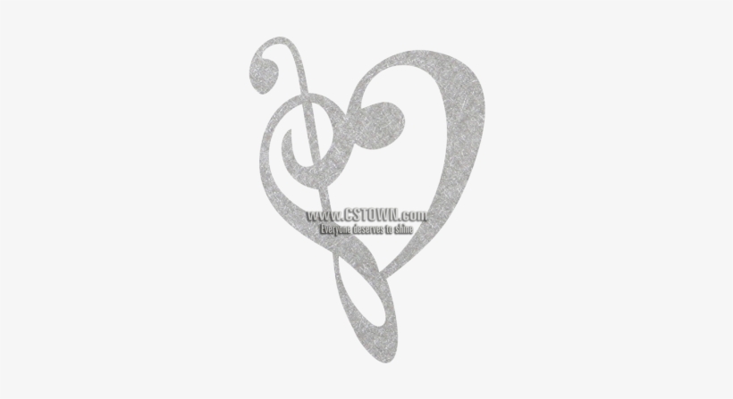 Custom Silver Music Sign Heat Transfer - Silver Music Transparent PNG ...