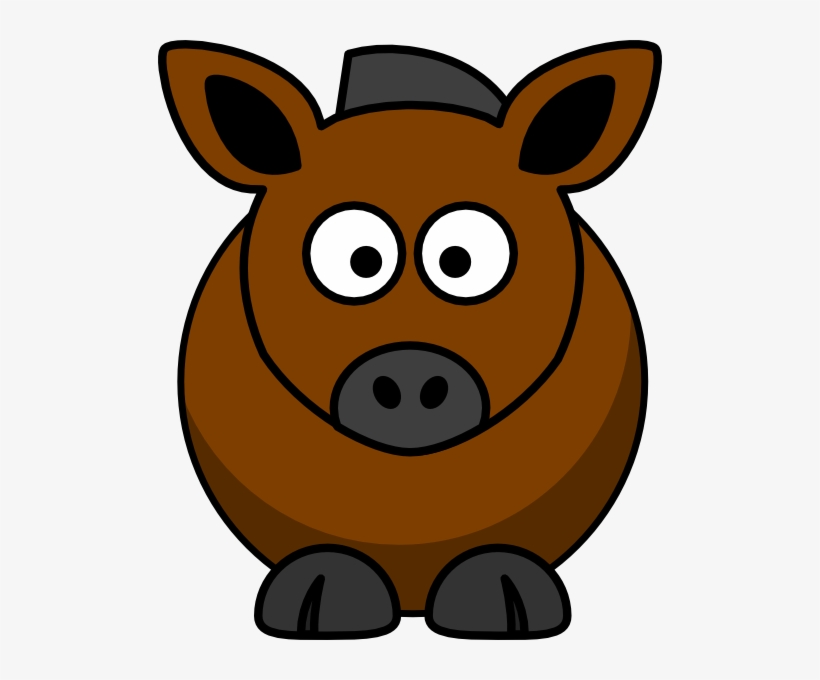 Horse Cartoon Clip Art - Horse Clipart Clker Transparent PNG - 504x600 ...