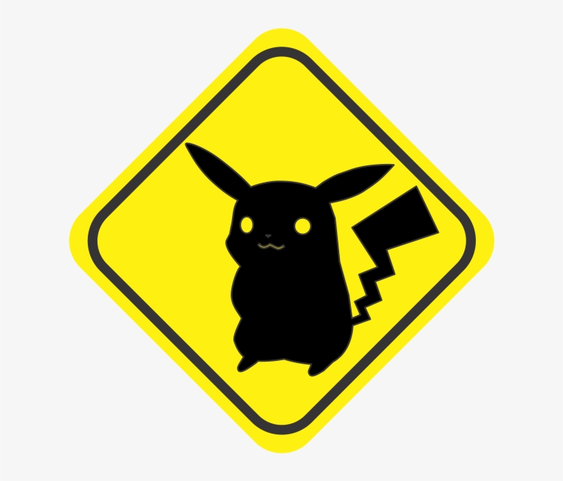 Pikachu Placa - Road Sign For School Transparent PNG - 651x651 - Free ...