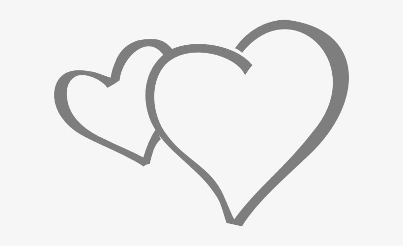 Gray Clipart Heart - Grey Heart Transparent PNG - 600x420 - Free ...