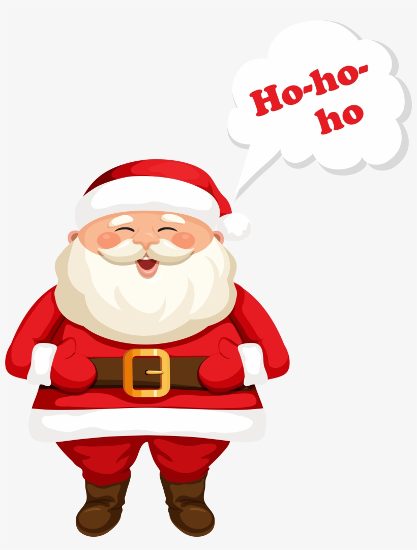 Santa clause ho ho ho red traditional Sublimation PNG file Digital Art ...